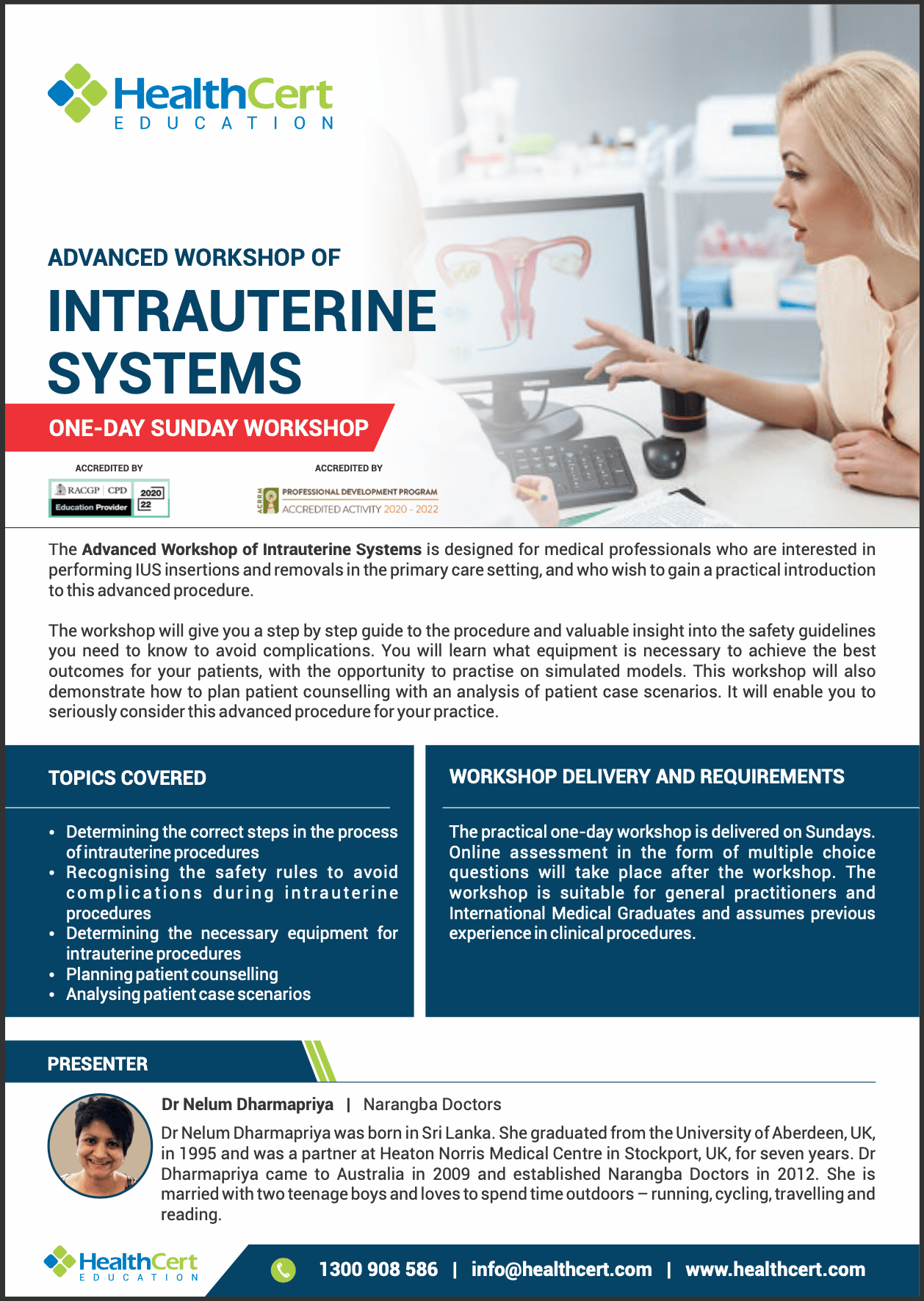Advanced Workshop of Intrauterine Systems