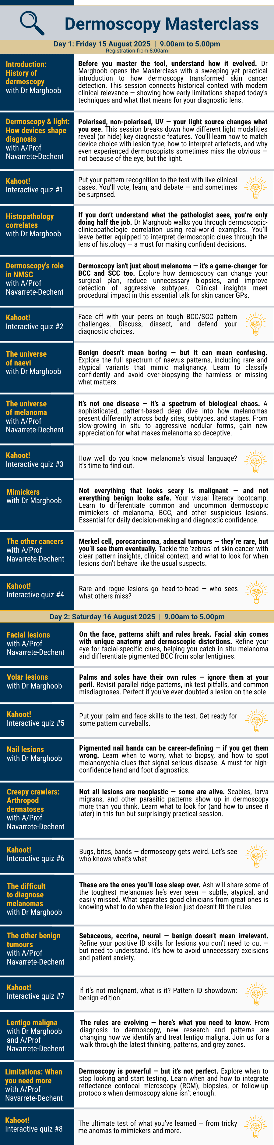 2026 Skin Cancer Conference and Masterclasses | HealthCert Education