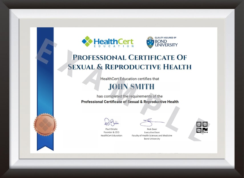 Professional Certificate of Sexual and Reproductive Health